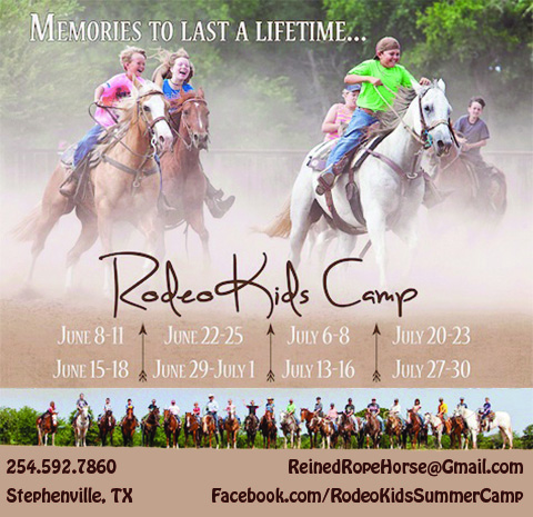 Rodeo Kids Camp ad – The Flash Today || Erath County