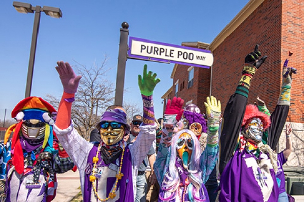 Tarleton State University Honors Purple Poo On 100th Anniversary The